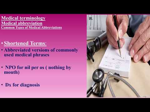 Medical Terminology part 1session 5 Medical Abbreviation 29-4-2025
