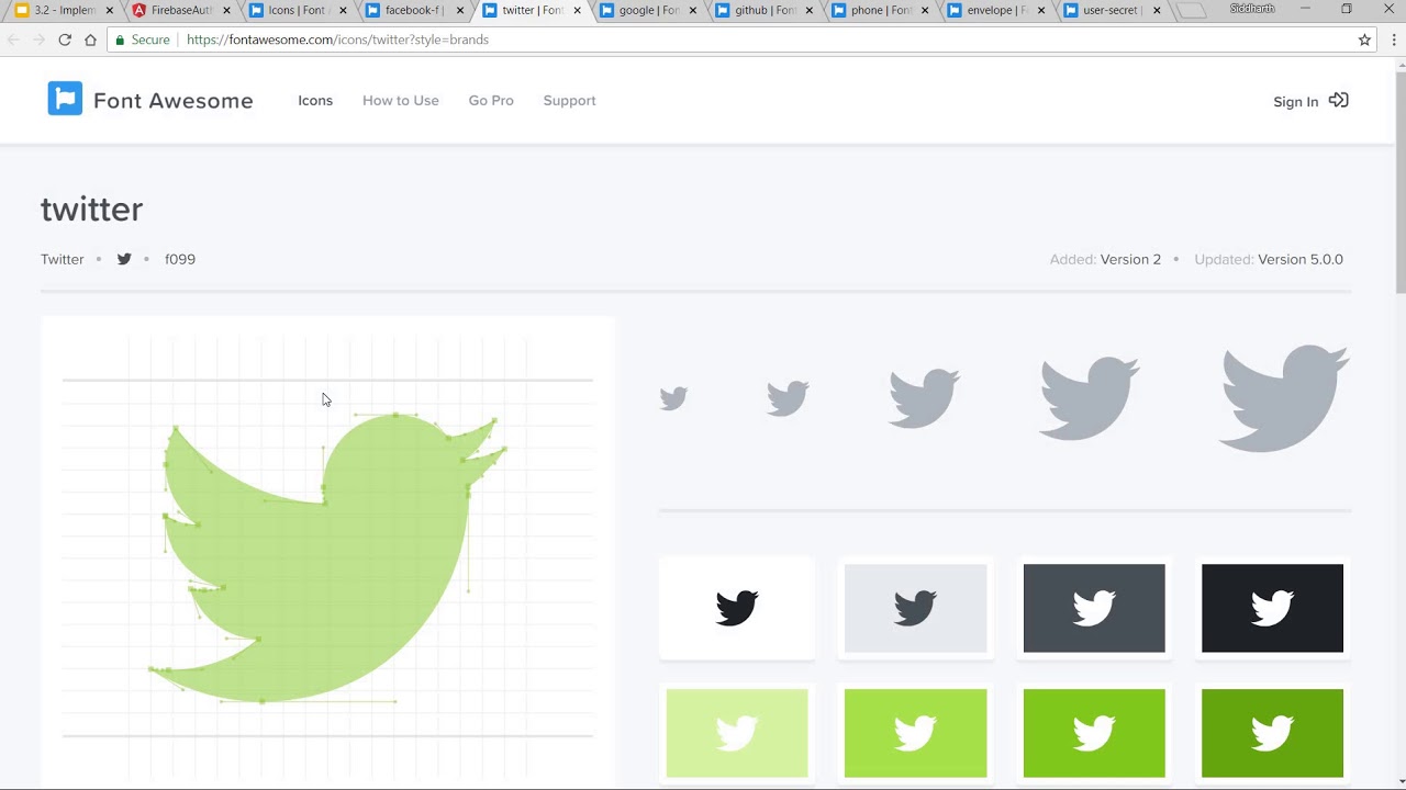 Implementing the template for User Authentication
