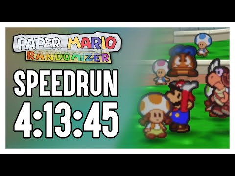 Paper Mario 64 Randomizer Speedrun in 4:13:45