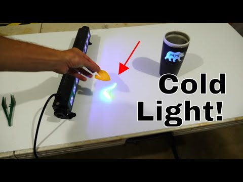 Making Cold Light (Cryogenically Induced Phosphorescence)
