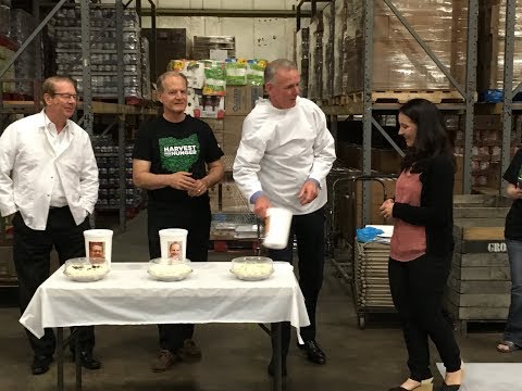 Pie in the Face at the Buehler's Corporate Office