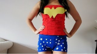 DIY Wonder Woman Halloween costume