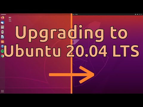 Upgrading to Ubuntu 20.04 LTS