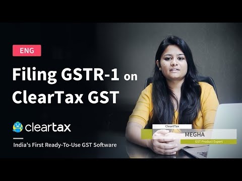 How to file GSTR-1 | Live Training in English - ClearTax GST | GST Return Online