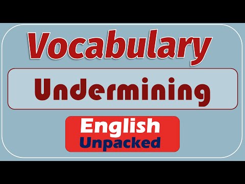 Undermining