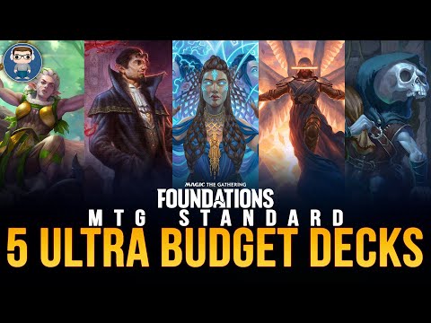 5 SUPER BUDGET Standard Decks with JUST 5 Rares | MTG Arena