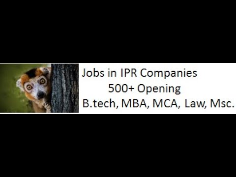 IP Research Companies & Jobs | | Part 1