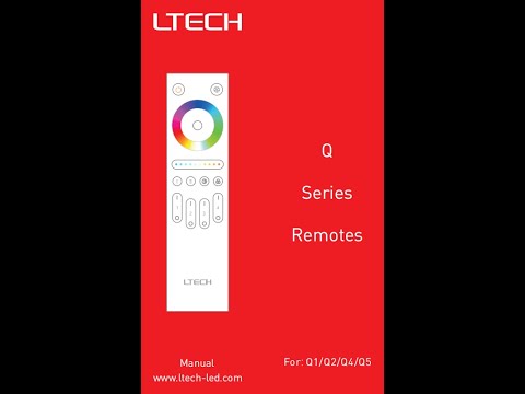 Ltech Q5 led remote to control led lighting