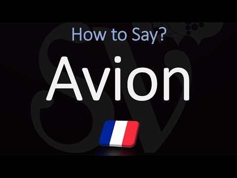 How to Say ‘PLANE’ in French? | How to Pronounce Avion?