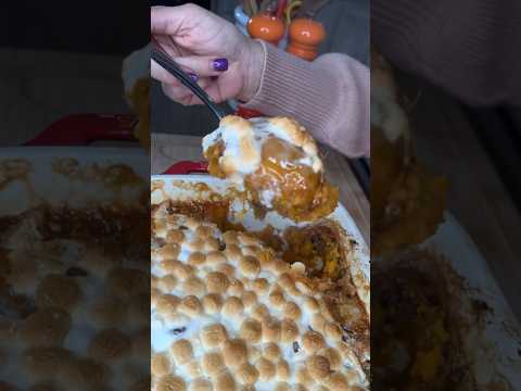 Sweet potato casserole! #thanksgivingrecipes