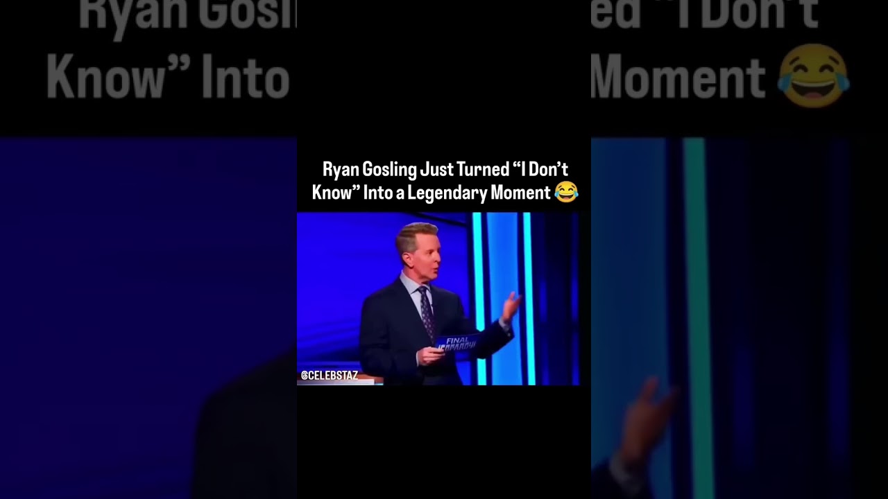 Ryan Gosling MIRACULOUSLY Guesses Answer In HILARIOUS Moment on Jeopardy!