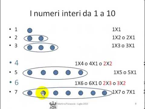 Numeri primi e numeri composti da 1 a 20 | lavoridiclasse