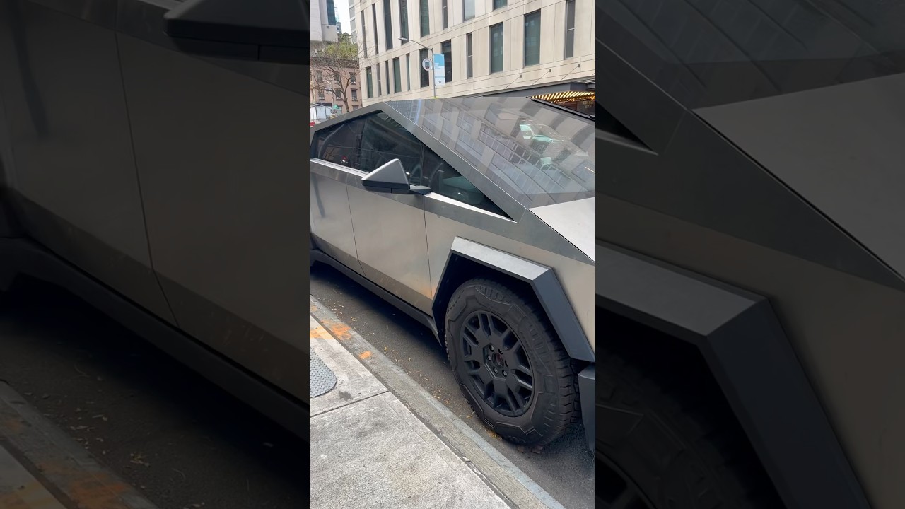 the CYBERTRUCK in person IMPRESSES