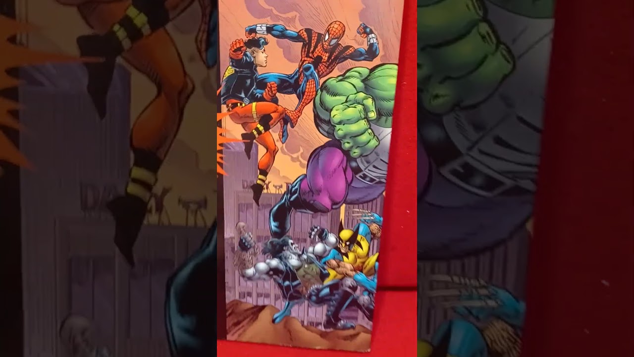 DC Versus Marvel Omnibus All the great stuff in one book! #marvel #dc #wolverine #hulk #batman