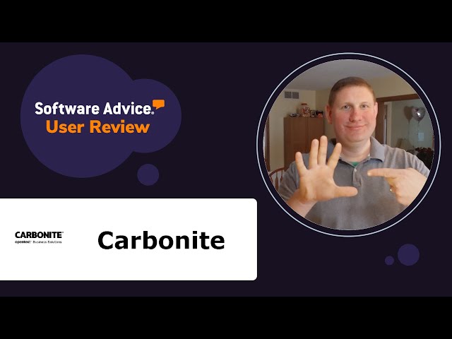 Carbonite Software Reviews, Demo & Pricing - 2025