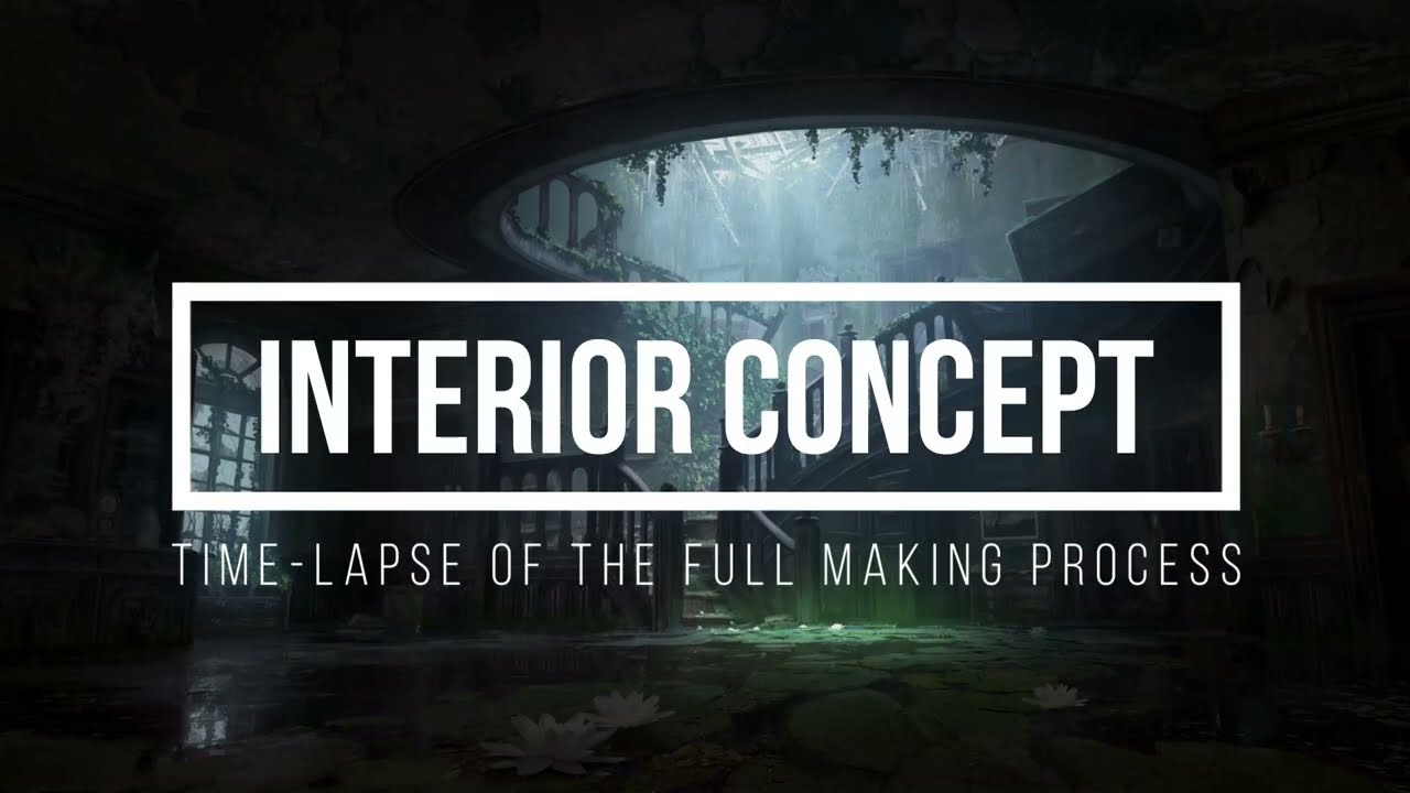 My Interior Concept Art Process