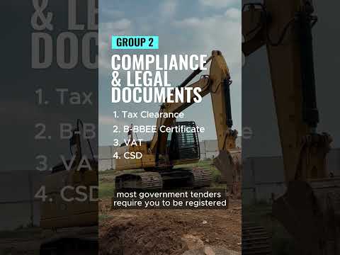 Mandatory Documents Required for Tendering in South Africa #tendering
