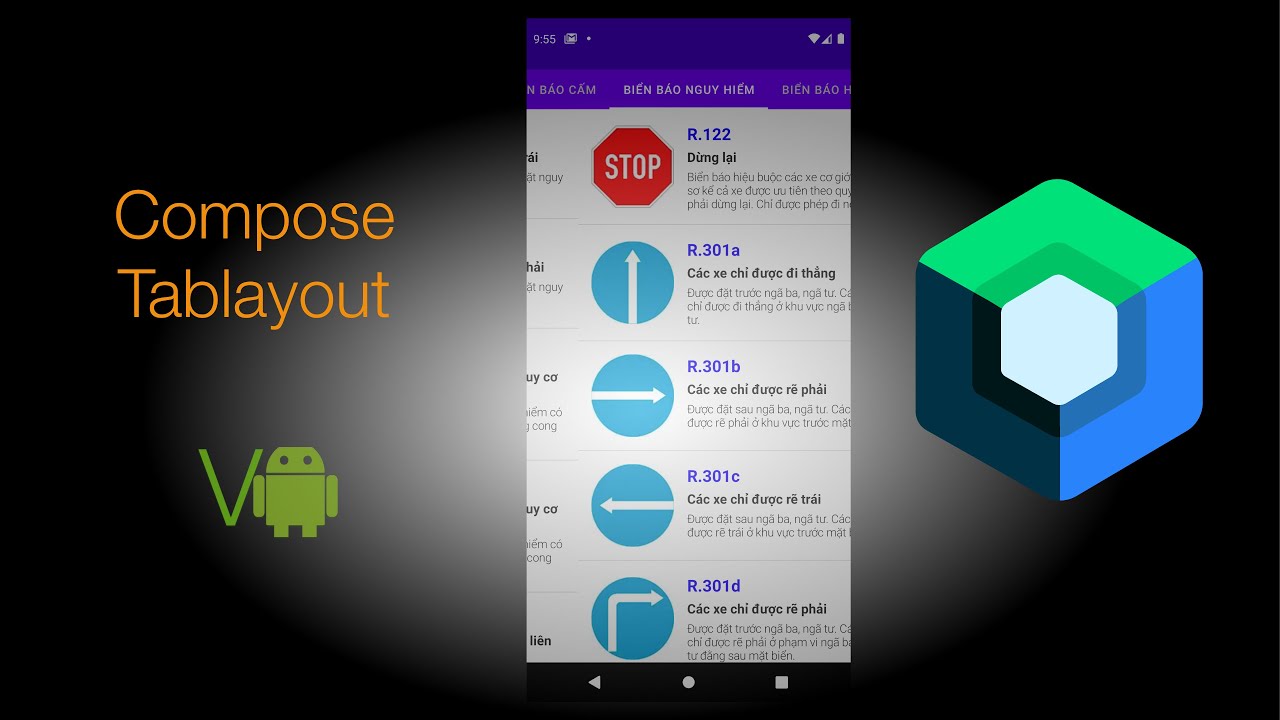 Ex #7 - Use tablayout in compose android kotlin 2022