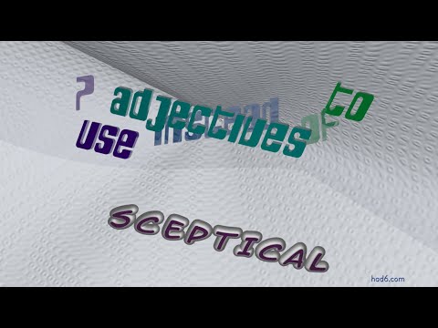 sceptical - 7 adjectives which are synonyms to sceptical (sentence examples)