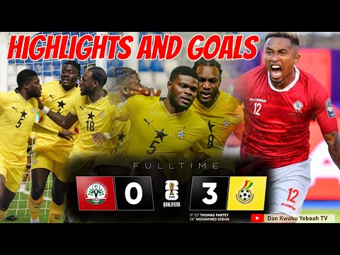Ghana vs Madagascar (3:0) Full Match Highlights and Goals || World Cup Qualifiers 2026