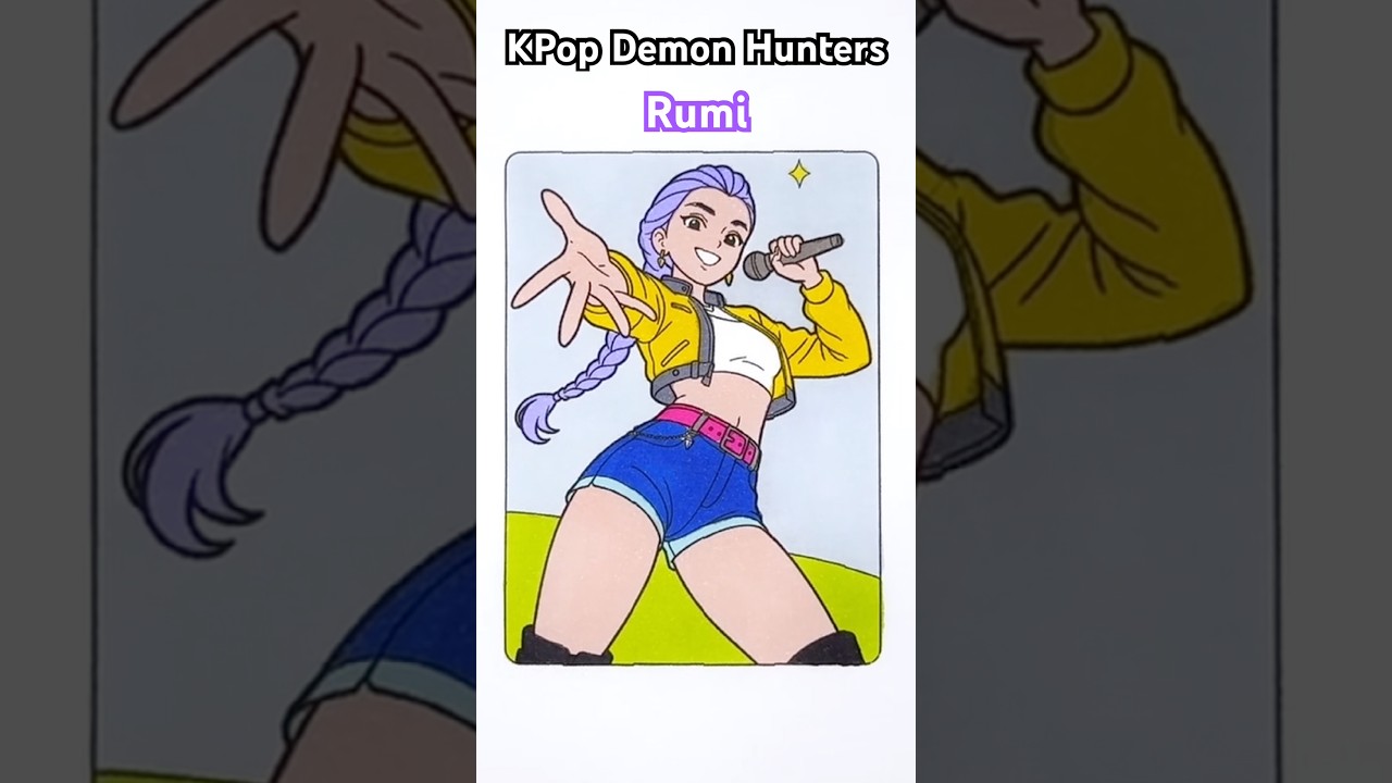 KPop Demon Hunters Rumi #kpop #art