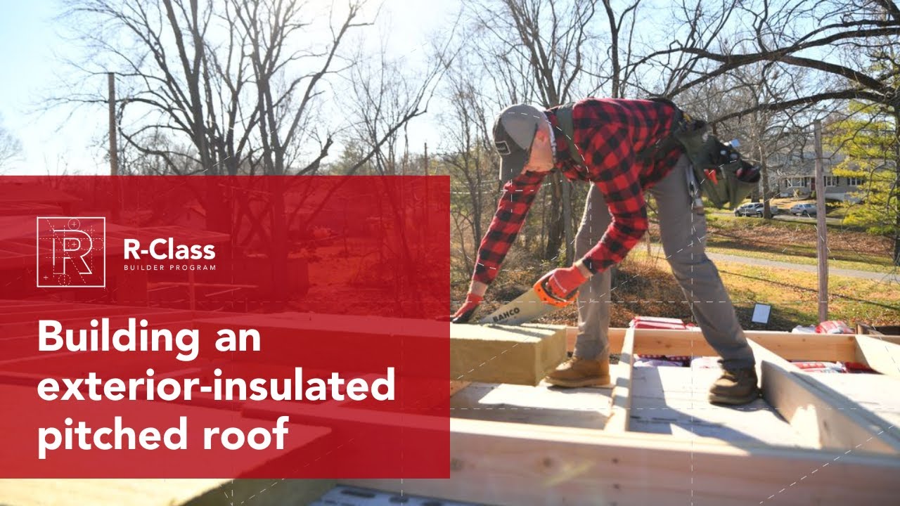 How to install an exterior-insulated pitched roof | ROCKWOOL Comfortboard®