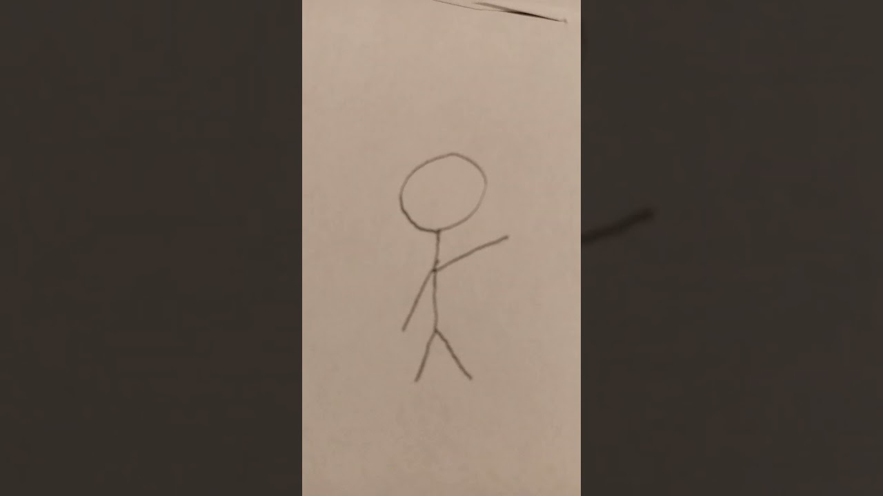 Stickman Waving #animation #drawing #art #stickman