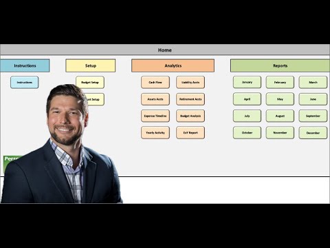 Personal Finance Dashboard Spreadsheet - Tutorial (Microsoft Excel)