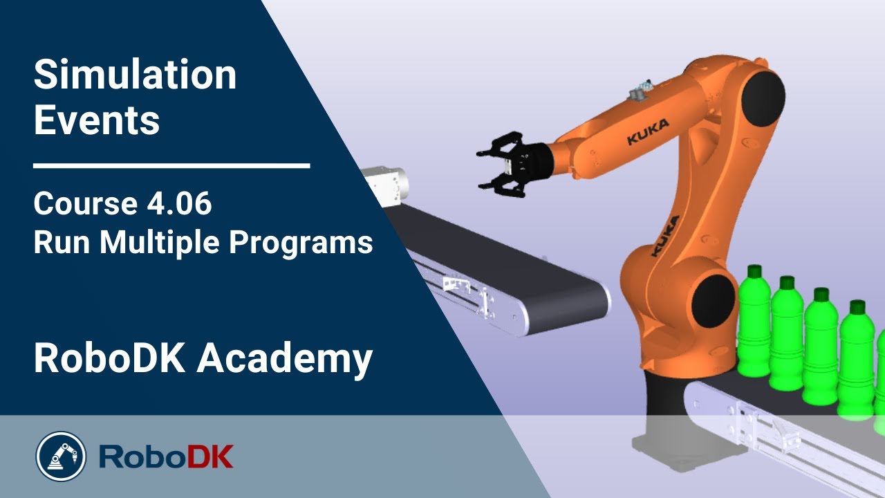 Run Multiple Programs - Course 4.06 - RoboDK Academy