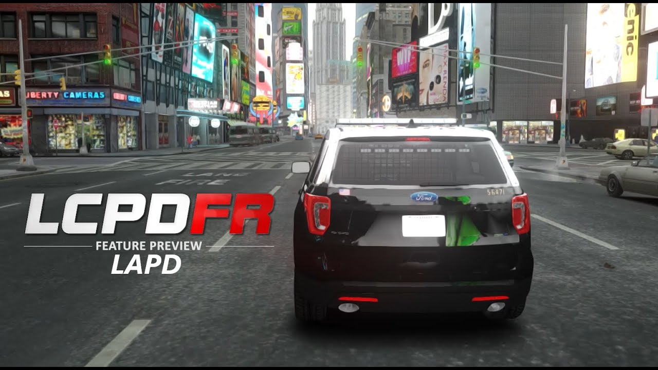 GTA 4 LCPDFR LAPD FORD EXPLORER FPIU 2016 gameplay