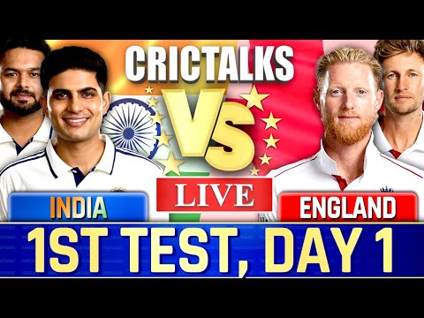 Live: IND vs ENG, 1st TEST, Day 1 , Live Cricket Match Today, India Tour of England, Live Match