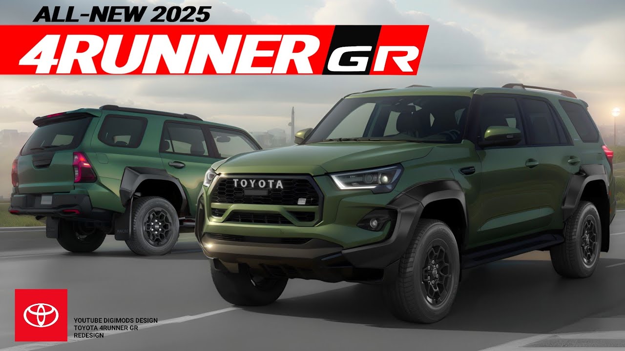2025 Toyota 4Runner Speculative Rendering Proposes GR Styling Cues ...