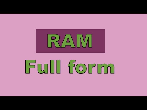 RAM full form | Full Form of RAM | RAM