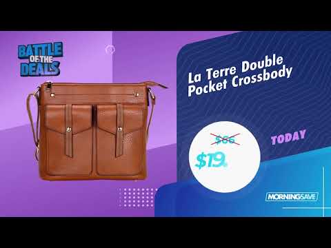 Today's Deal: Handshower w/Shower Capsules, Body Weight Tracking Scale, & Double Pocket Crossbody