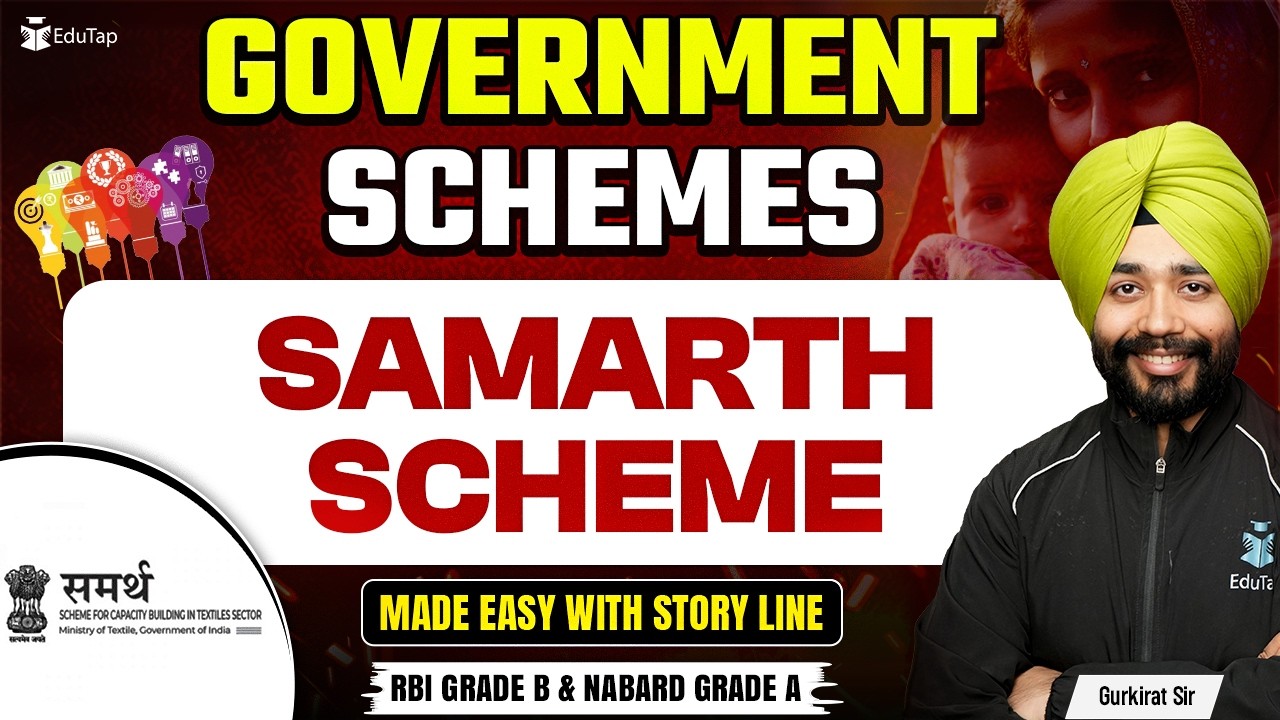 SAMARTH Scheme | Government Schemes for RBI Grade B 2026 | Important Govt Schemes for NABARD Grade A