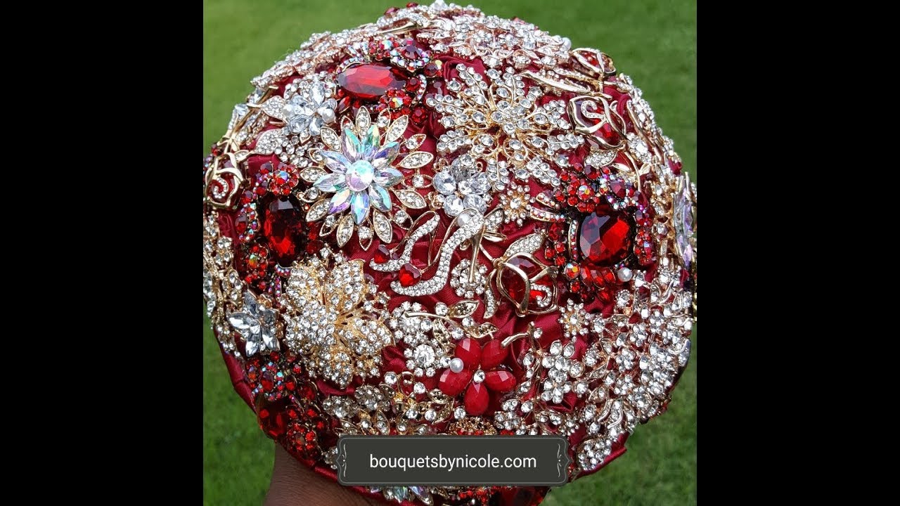 DIY Brooch Bouquet l RUBY l Wedding project l Bridal Bouquet Flowers