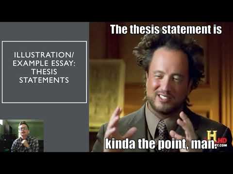 Illustration/Example Essay Thesis Statements