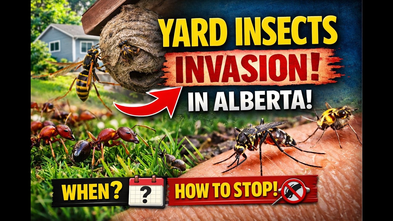 Yard Insect Invasion in Alberta – When It Starts & How to Stop It FAST