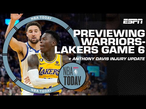 Anthony Davis injury update & previewing Warriors vs. Lakers Game 6 | NBA Today