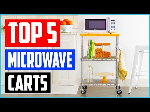 Top 5 Best Microwave Carts in 2021 Reviews Buyer’s Guide