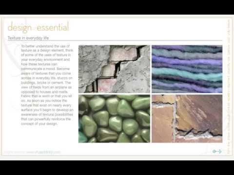 10 Elements of Design - texture
