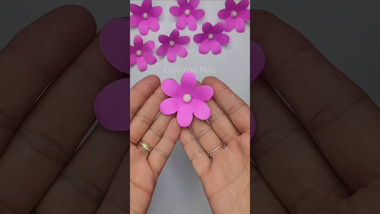 How to make PAPER FLOWERS 🌸