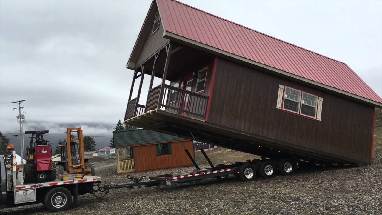 2 Story Camping Cabin by www.ShawneeStructures.com