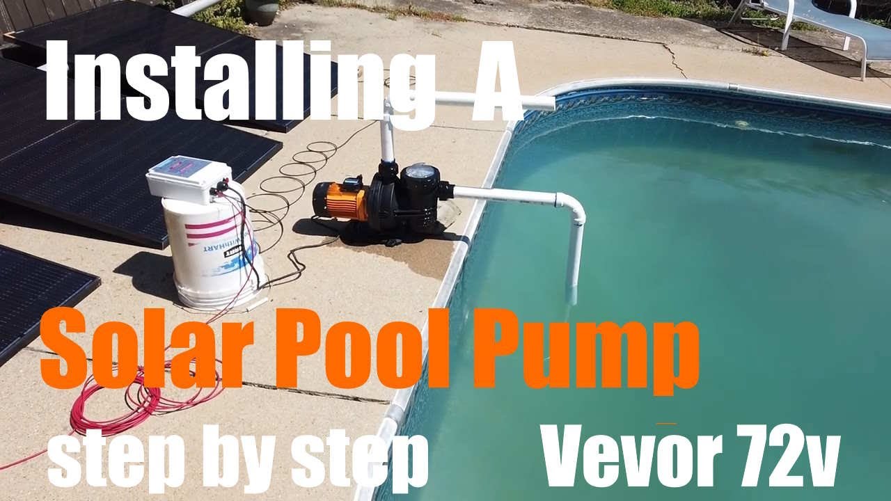 How to Install a Vevor Solar Pool Pump + Review