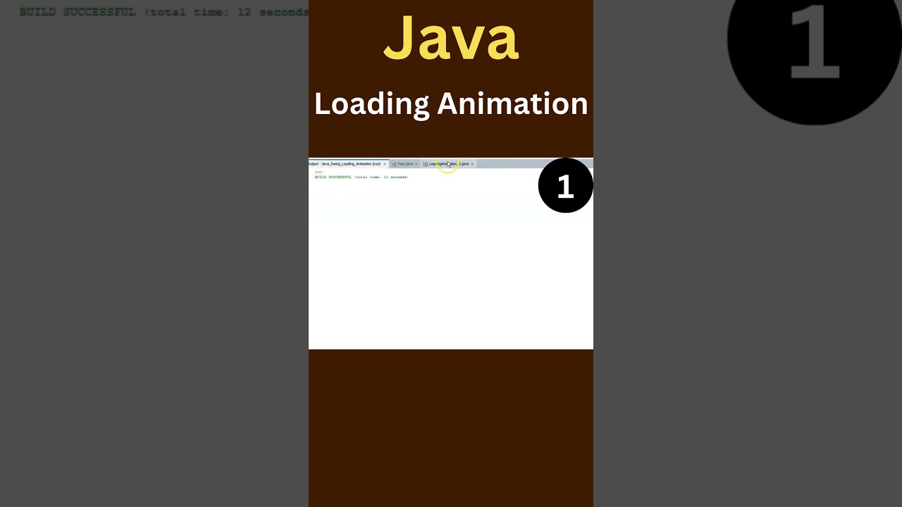 Java Triangles Loading Animation | #java #programming #coding #code #coder #animation #tech #explore