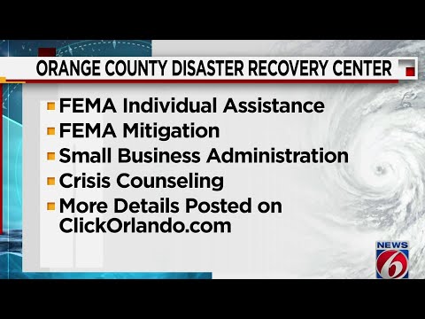 FEMA Disaster Recovery Center set to open for Orange County residents