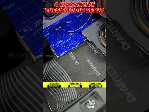 4 Way Active Audio | Audison Thesis Speakers | Highend Car Audio | Professional Car Audio #shorts
