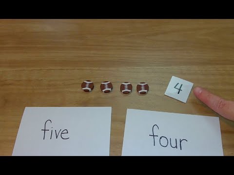 1-5 Number Word Practice