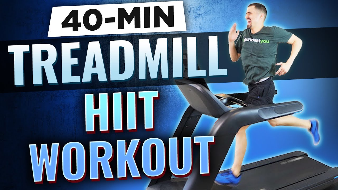 HIIT Workout - FAT BURNING 40 Min Treadmill Workout