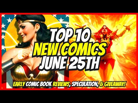 Top 10 New Comic Books June 25th, 2025 š„ Reviews, Covers, & Giveaway š„ Best NCBD Videos On YouTube